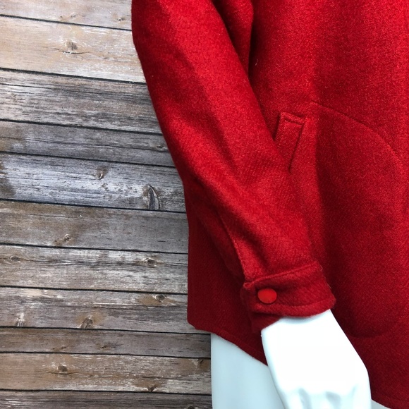 Pendleton | Jackets & Coats | Vintage Pendleton Wool Red Jacket Coat ...